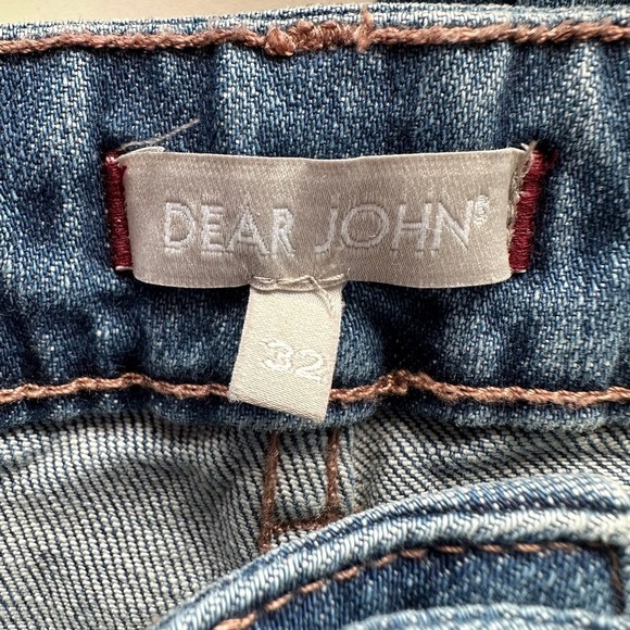 Dear John | Jeans | Dear John Jeans Womens 3637 Actual High Rise Flared Raw Fray Hem Med Wash ...